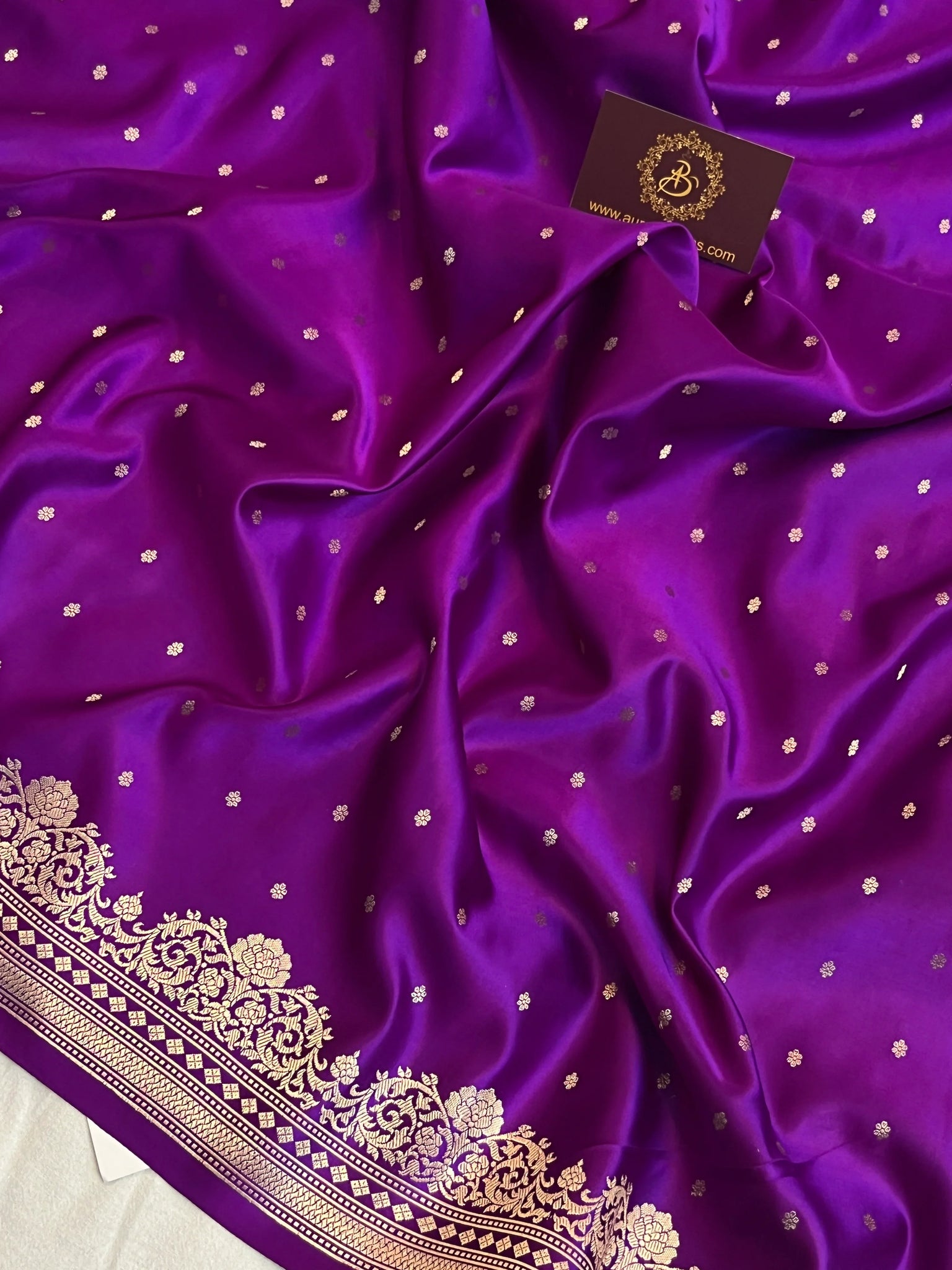 Buy Pure Banarasi Handloom Mashru Silk Saree | Kadhwa Weave